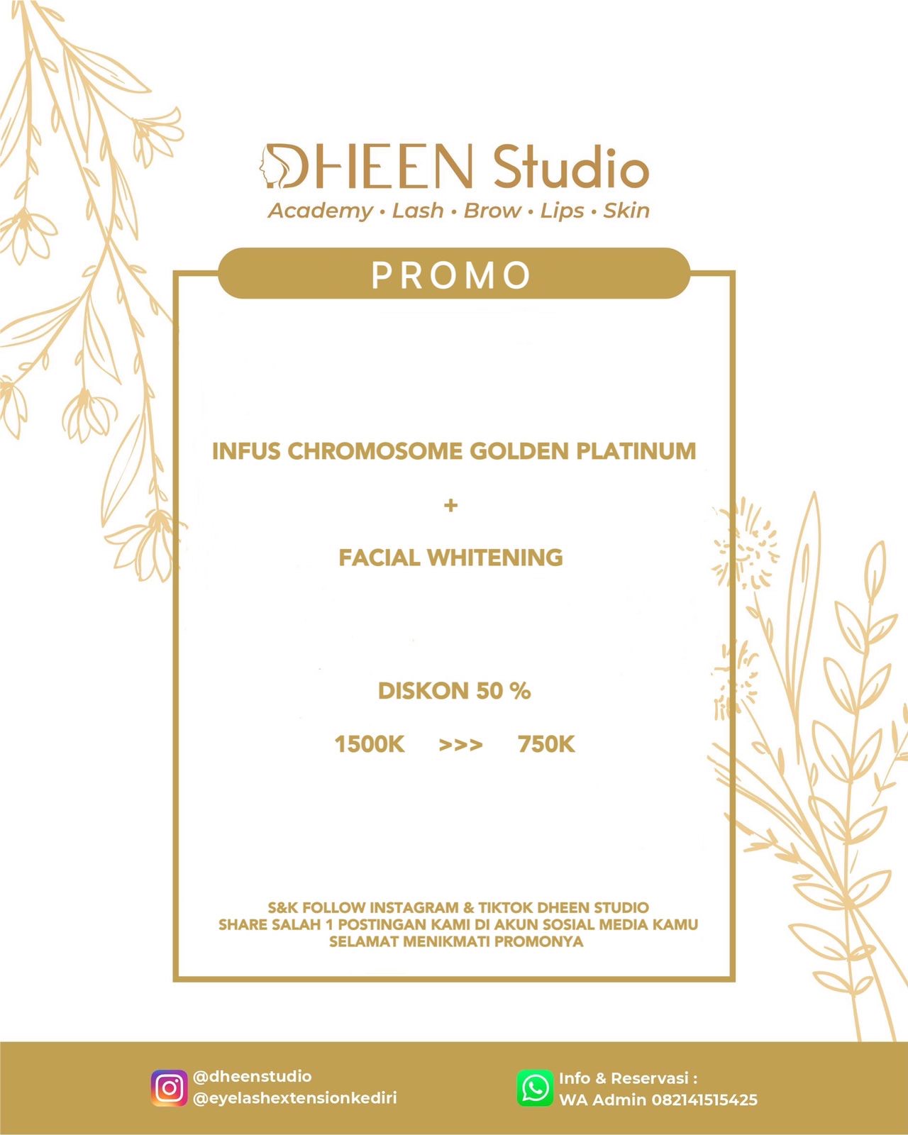 Infus Chromosome+Facial Whitening – Dheen Studio